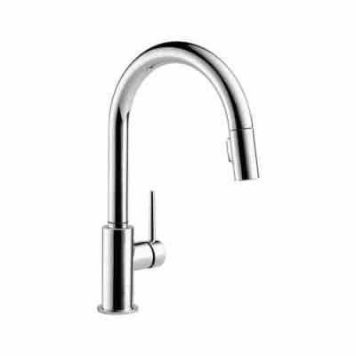 DELTA デルタキッチン水栓 タッチタイプ トリンシック 9159T-AR-DST アークティックステンレス - ハイステージ輸入建材ネットショップ